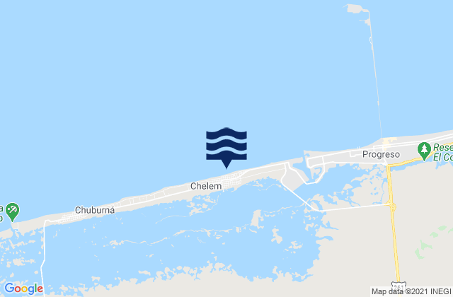 Tabla de Mareas de Chelem Hoy | Pleamar y Bajamar | Yucatán | MX