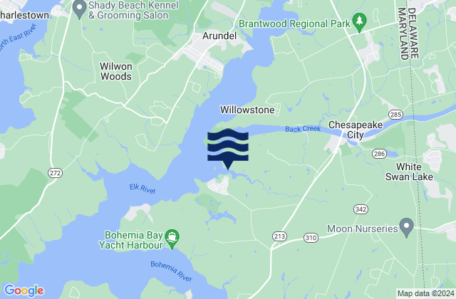 Tabla de Mareas de Chesapeake City Hoy | Pleamar y Bajamar | US