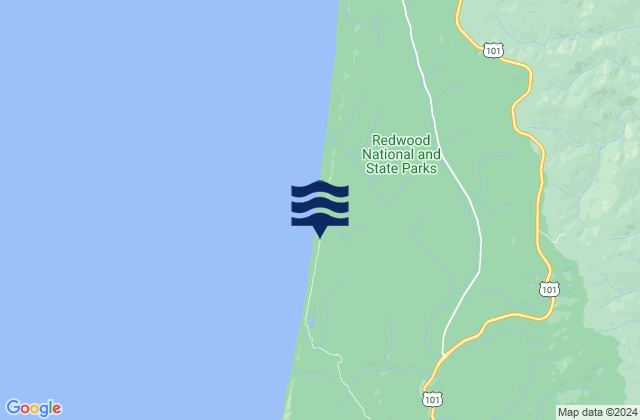 Tabla de Mareas de Gold Bluffs Beach hoy, Pleamar y Bajamar, Tabla de ...