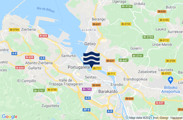 Tabla de Mareas de Leioa Hoy | Pleamar y Bajamar | Basque Country | ES