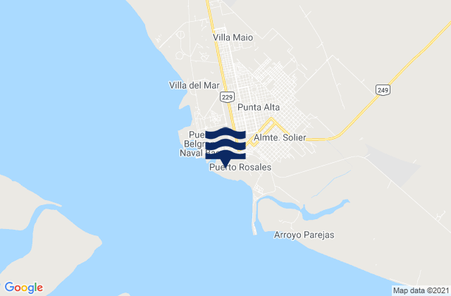 Tabla de Mareas de Punta Alta Hoy | Pleamar y Bajamar | AR